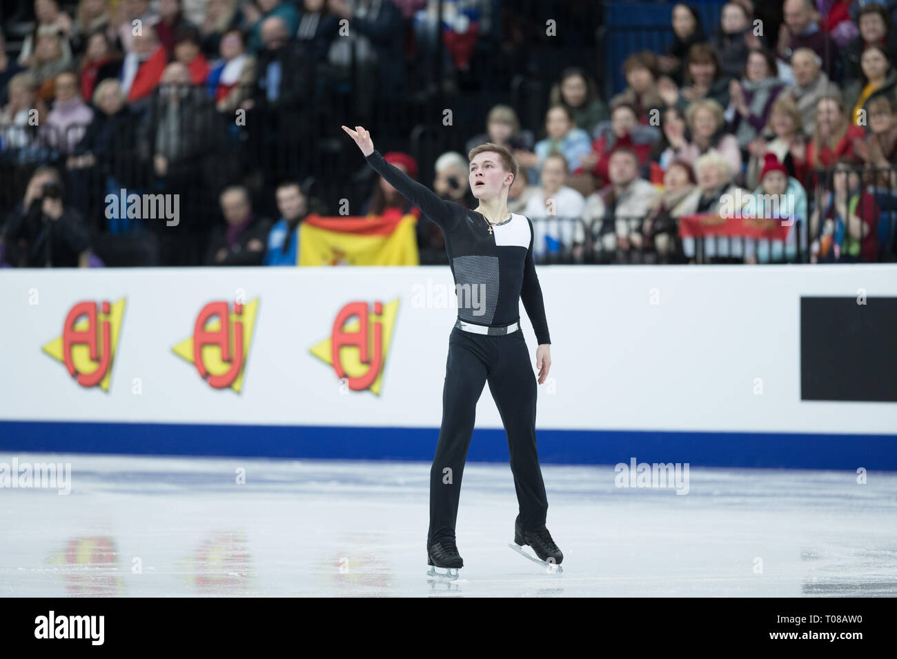 Mikhail Kolyada from Russia during 2019 European championships Stock ...