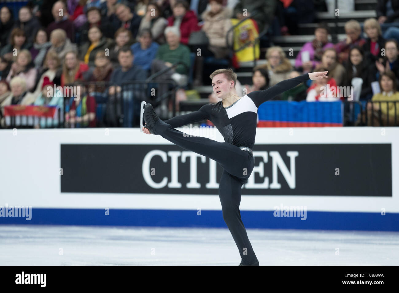 Mikhail Kolyada from Russia during 2019 European championships Stock ...