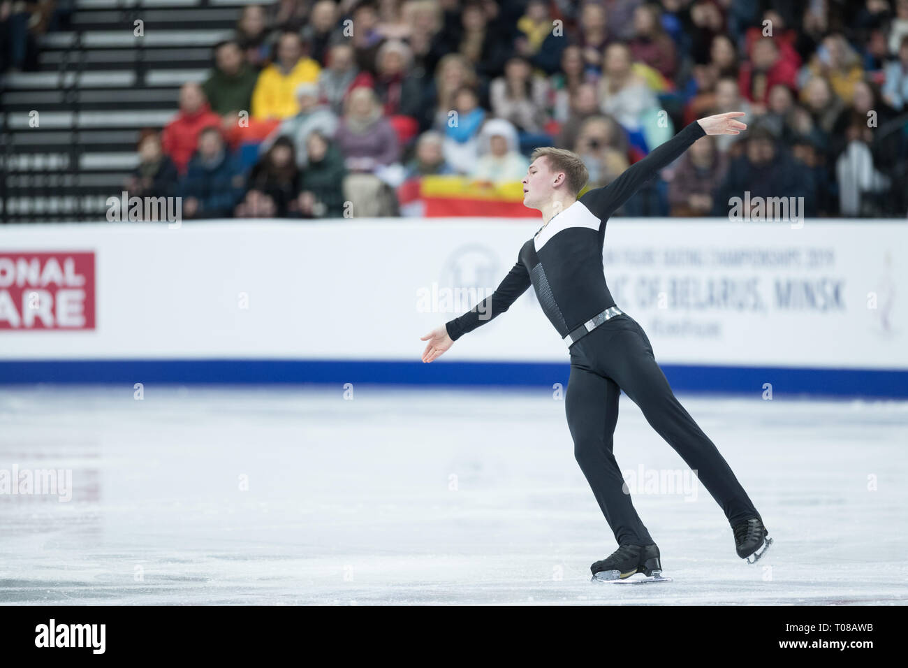 Mikhail Kolyada from Russia during 2019 European championships Stock ...