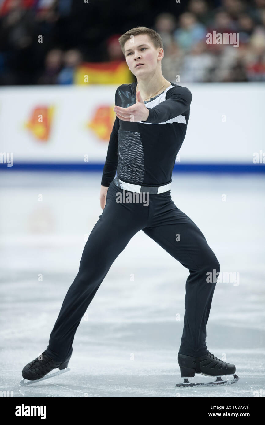 Mikhail Kolyada from Russia during 2019 European championships Stock ...