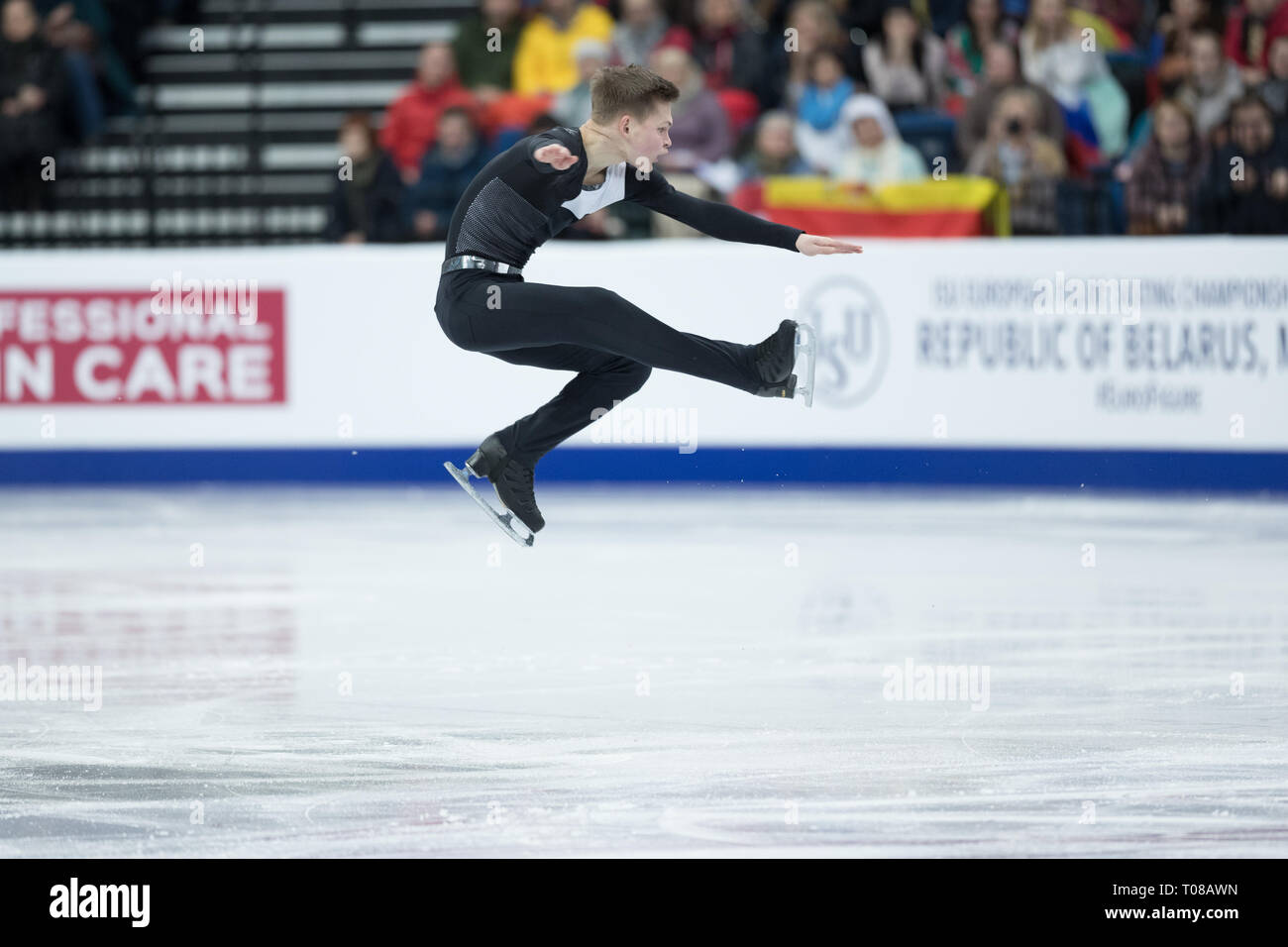 Mikhail Kolyada from Russia during 2019 European championships Stock ...
