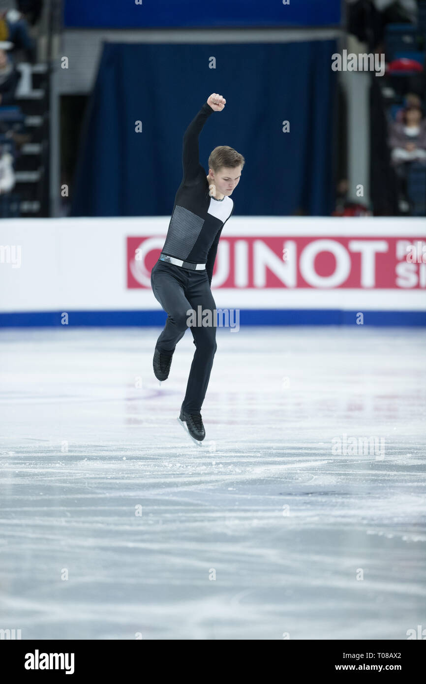 Mikhail Kolyada from Russia during 2019 European championships Stock ...