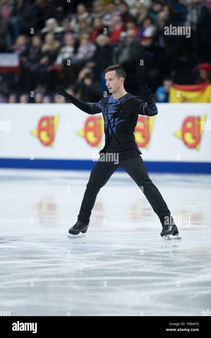 Alexei Bychenko from Israel during 2019 European championships Stock ...