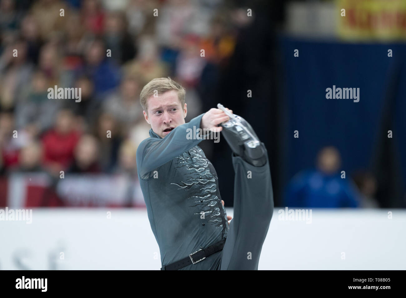 Alexander Samarin from Russia during 2019 European championships Stock ...