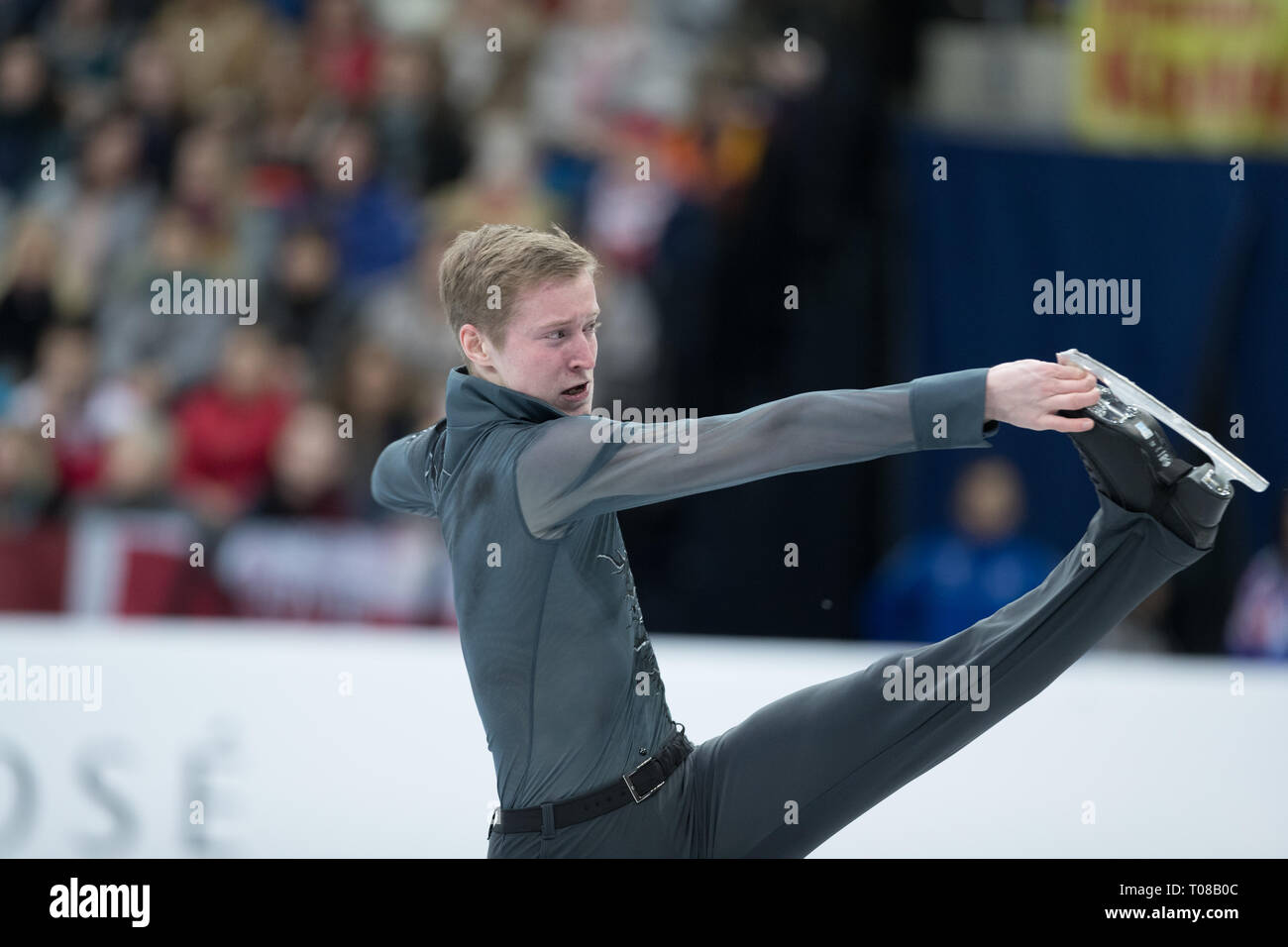 Alexander Samarin from Russia during 2019 European championships Stock ...