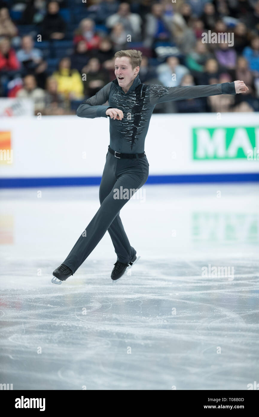 Alexander Samarin from Russia during 2019 European championships Stock ...
