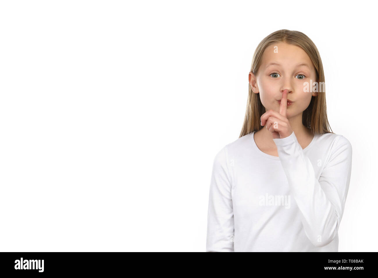 Shush Cut Out Stock Images & Pictures - Alamy