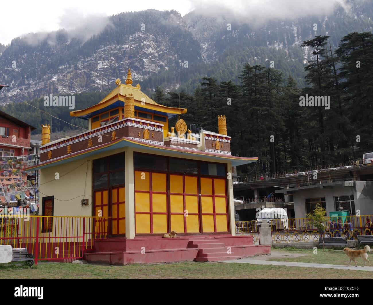MANALI, HIMACHAL PRADESH, INDIA-MARCH 2018: Himalayan Nyinmapa Buddhist ...