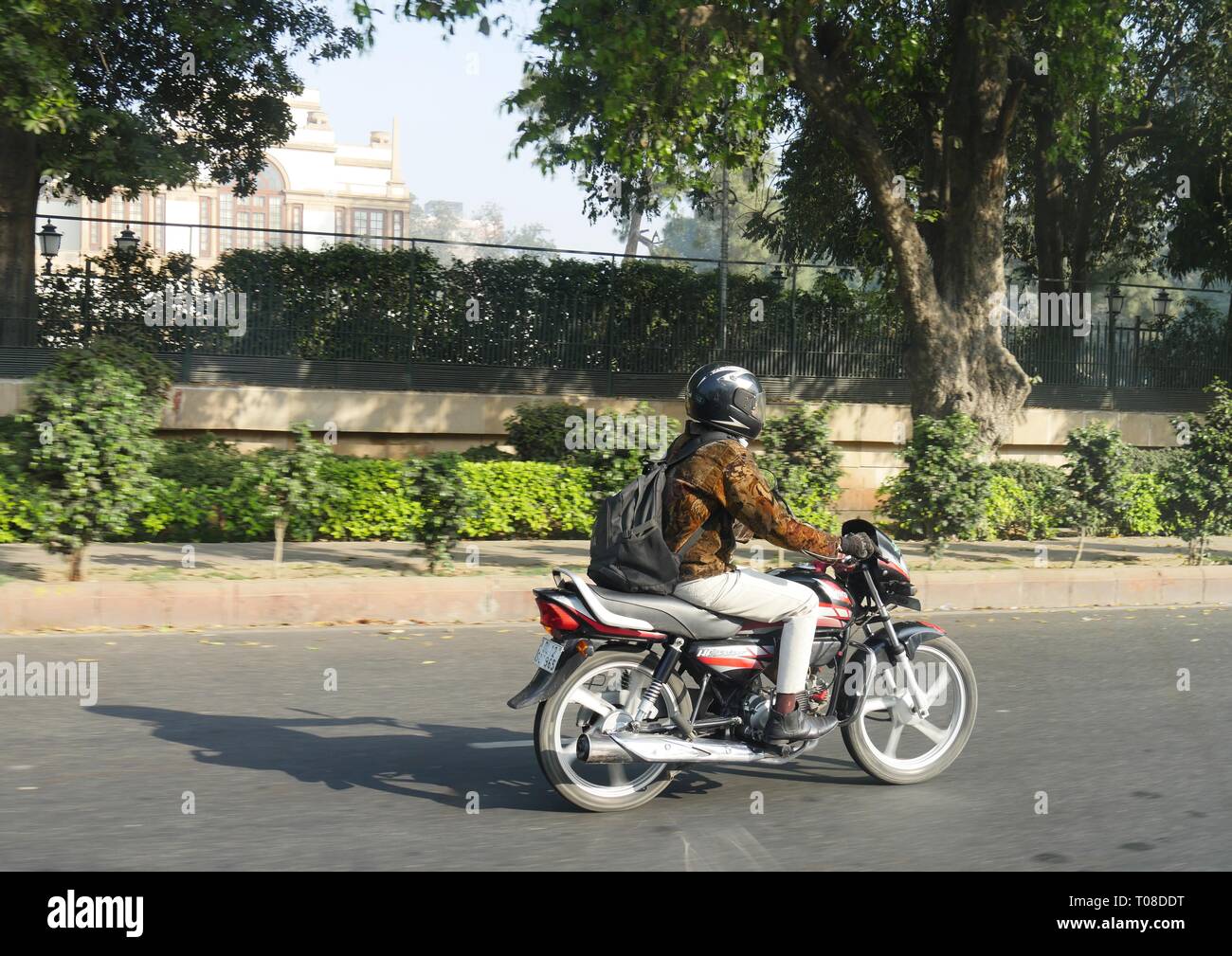 Getting around on a motorcycle hi-res stock photography and images - Alamy