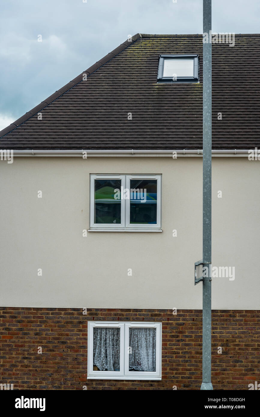 House with three windows, East Sussex, England, UK Stock Photo - Alamy