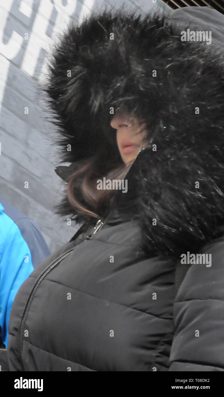 Alice Cutter, from West Yorkshire, leaving Birmingham Crown Court ...