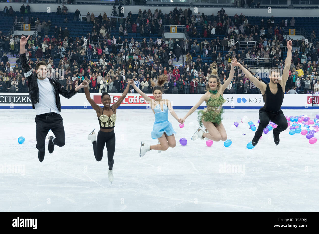 Morgan Cipres and Vanessa James from France, Sofia Samodurova from ...