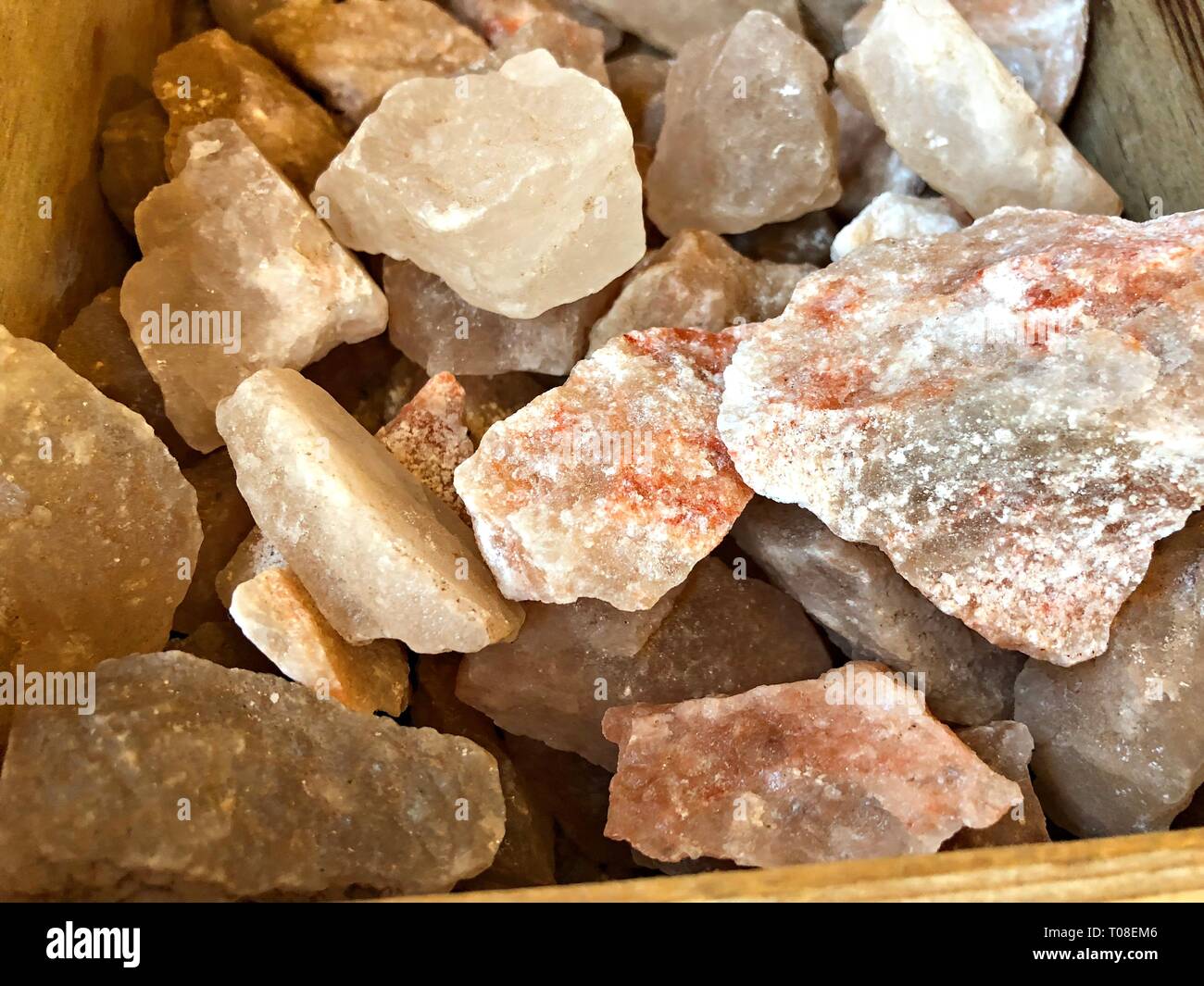 Medium close up of slabs of Utah rock salt Stock Photo - Alamy
