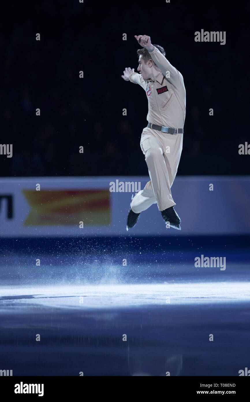 Matteo Rizzo from Italy during 2019 European figure skating ...