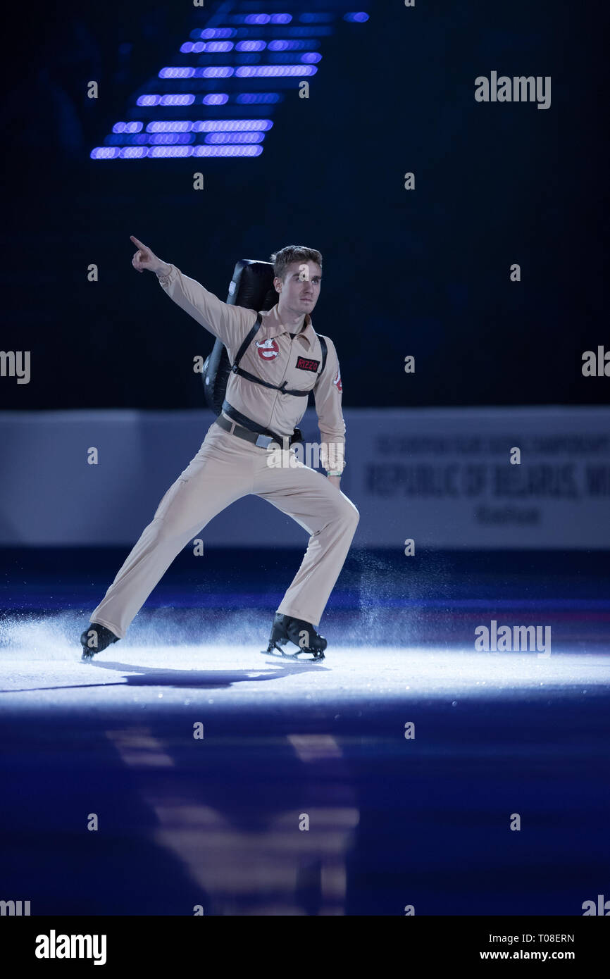 Matteo Rizzo from Italy during 2019 European figure skating ...
