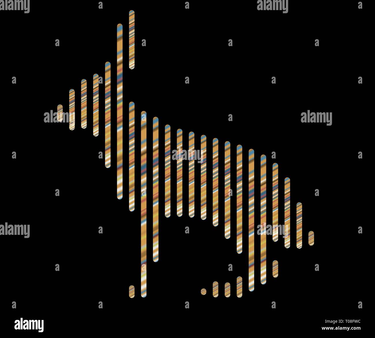 Hare vector icon. Animal symbol- Vectorgrafik. nVector line image ...