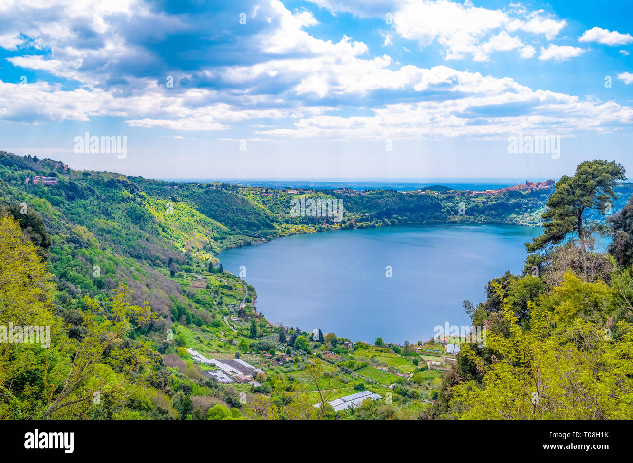 Italy lazio nemi lake hi-res stock photography and images - Alamy