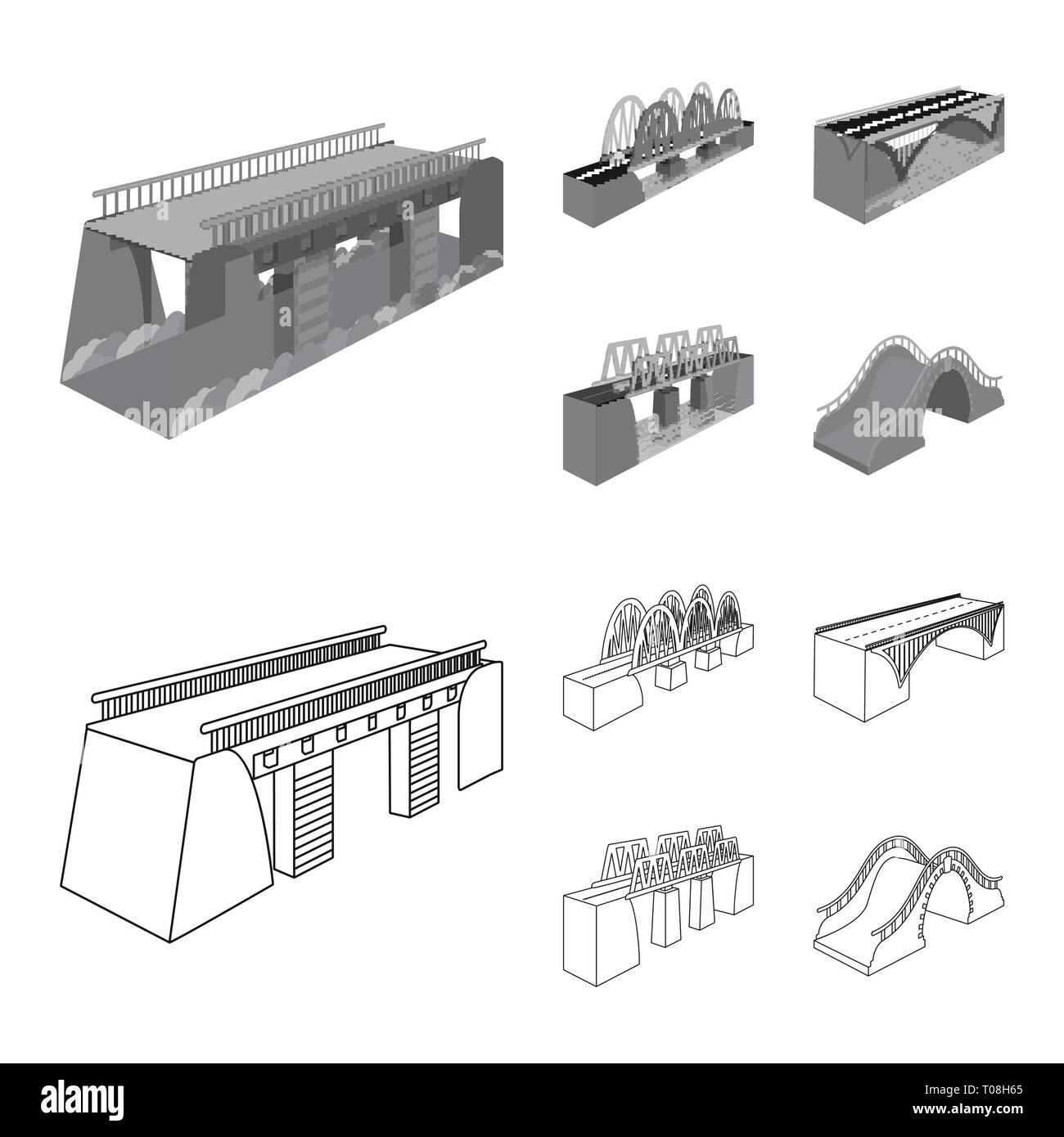 bridge,cycling,railway,mounted,modern,pedestrian,train,sea,relocation ...