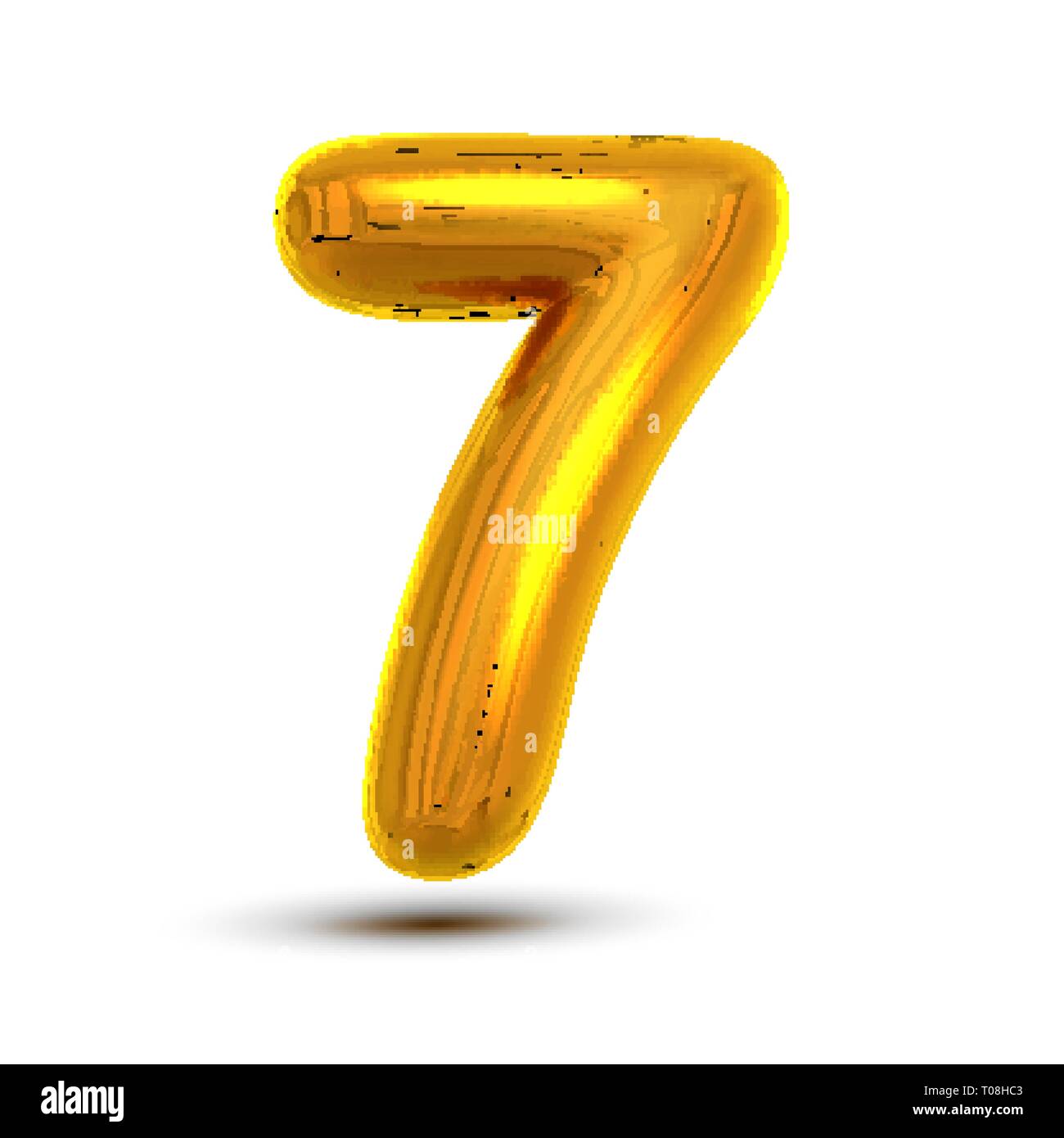 Yellow Number 7 High Resolution Stock Photography and Images - Alamy