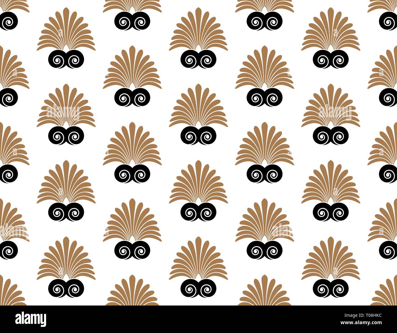 Ancient swirl greek seamless ornament pattern, vector Stock Vector ...