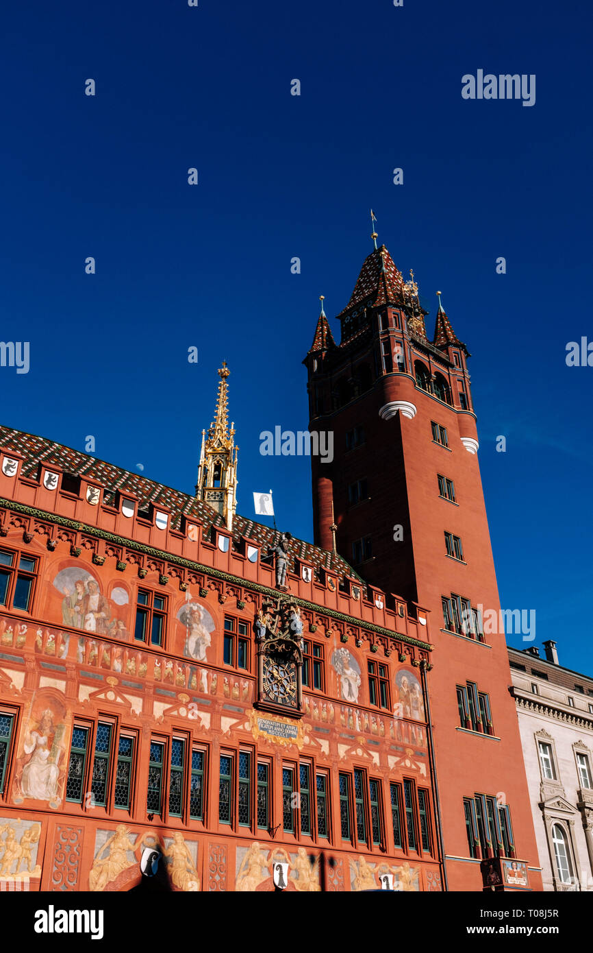 Basel Town Hall Stock Photo - Alamy