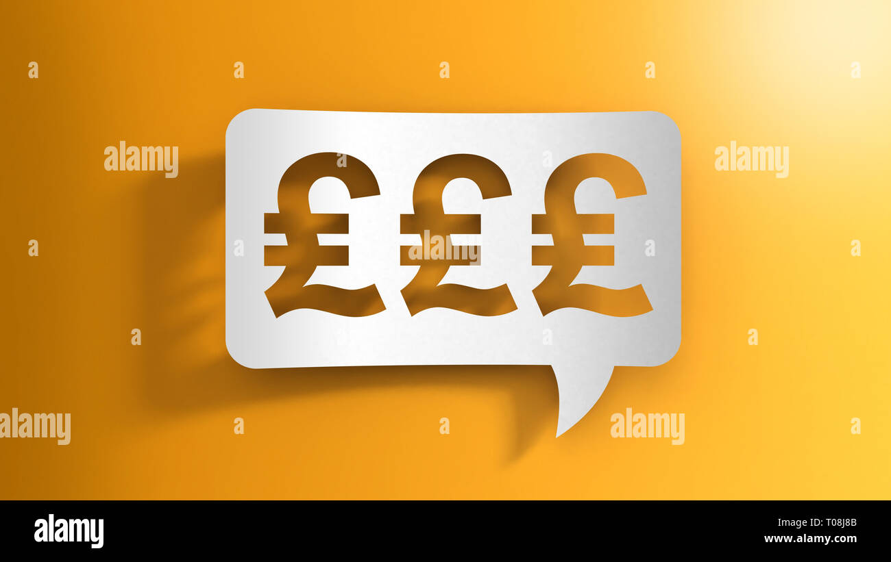 Speech bubble currency symbol hi-res stock photography and images - Alamy
