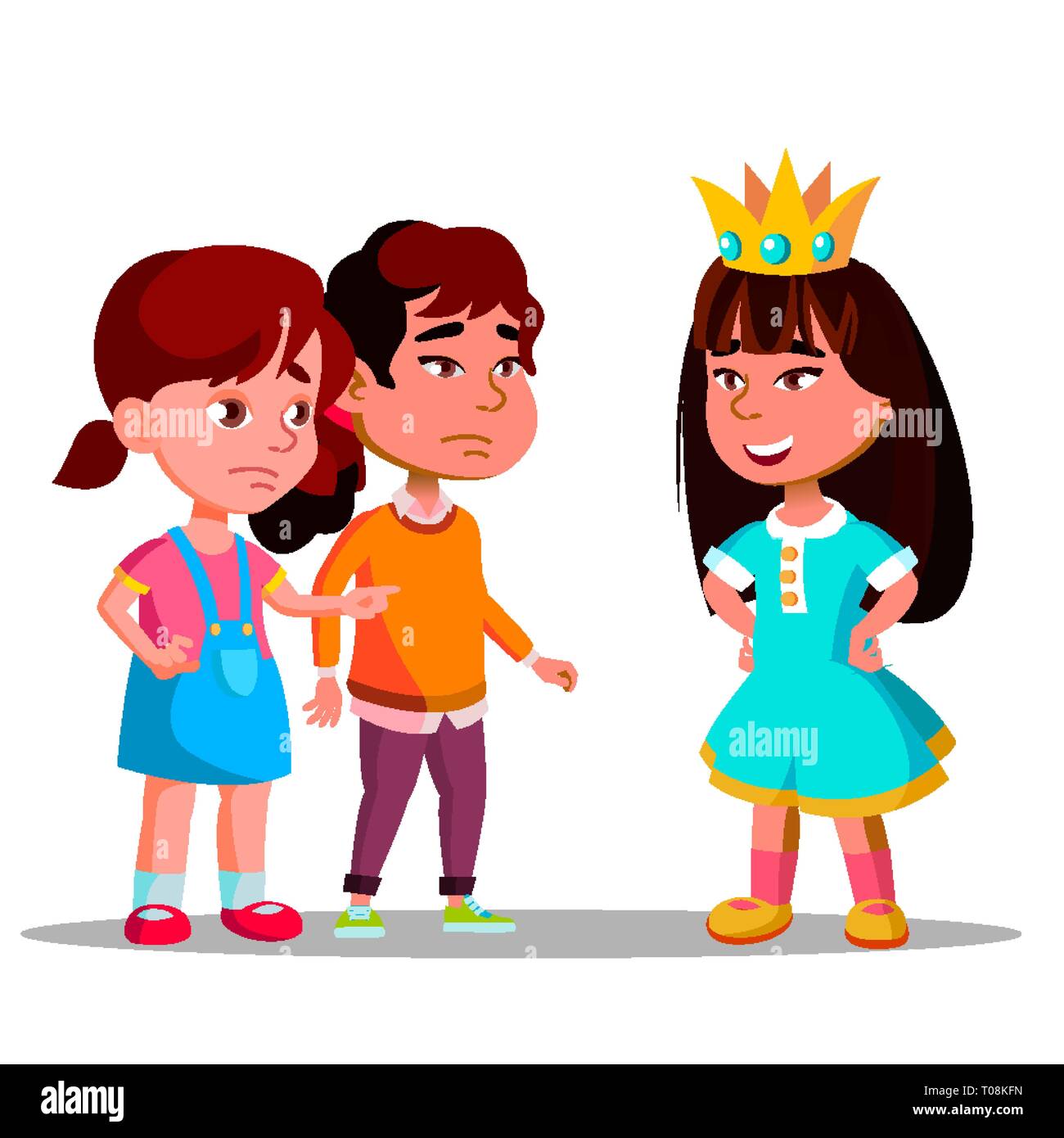 Female envy beautiful Stock Vector Images - Alamy