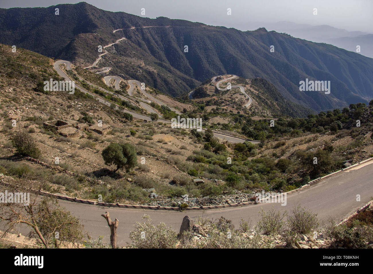 panoramic road between Massawa and Asmara, Eritrea Stock Photo - Alamy