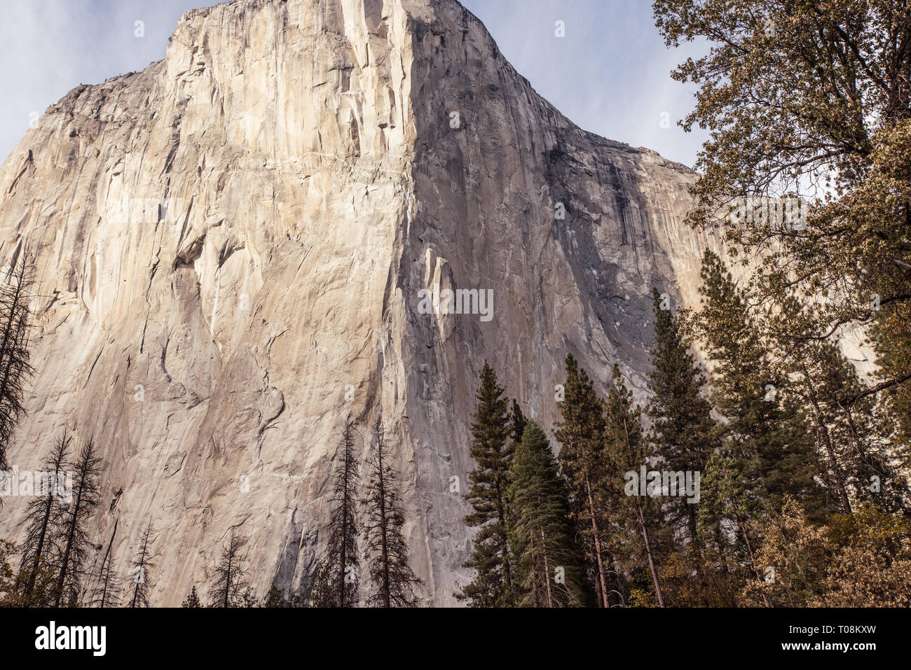 El Capitan is a vertical rock formation in Yosemite National Park ...