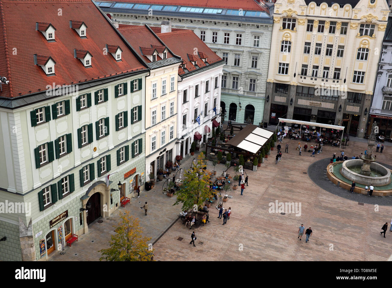 The Hlavné námestie (Main Square), Bratislava, Slovakia Stock Photo - Alamy