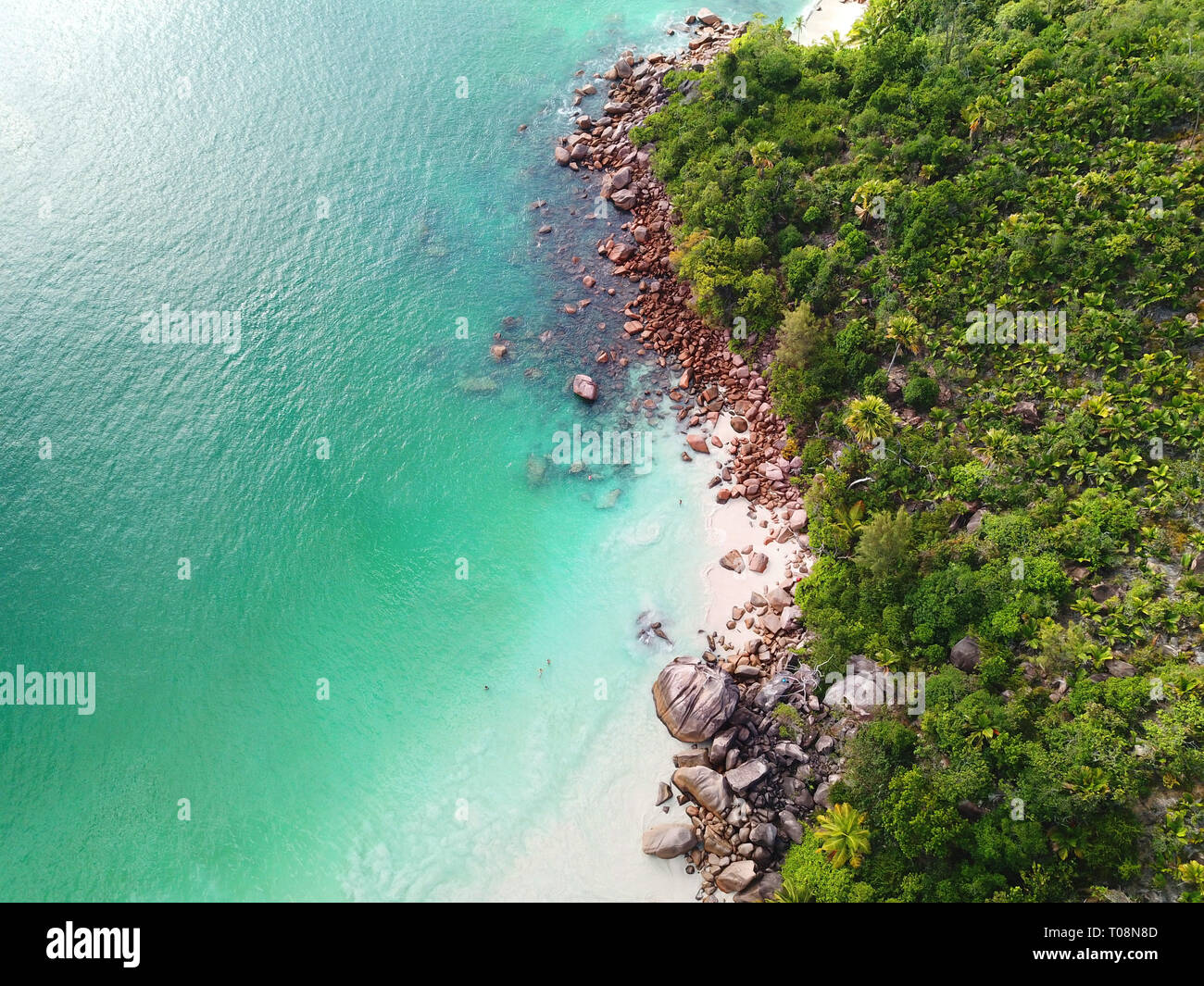 Praslin island aerial hi-res stock photography and images - Alamy