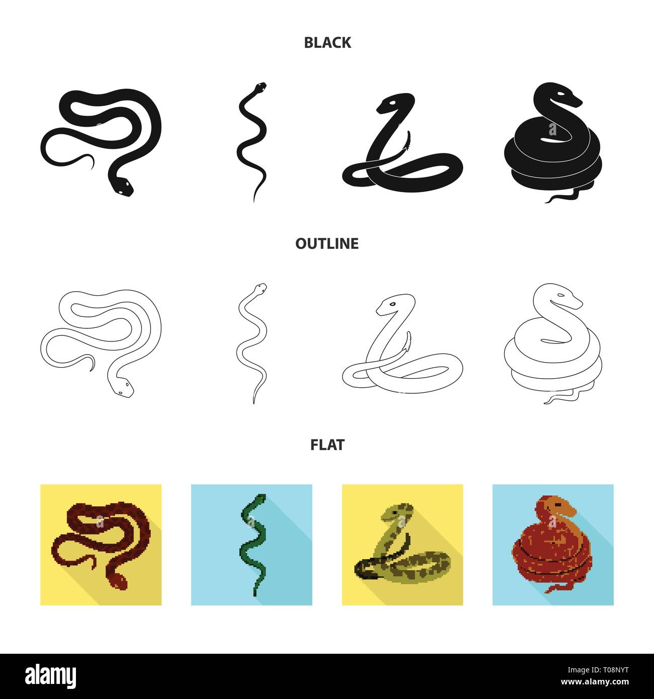 viper,snake,tail,python,forest,spiral,animal,seamless,green,jungle,jump ...