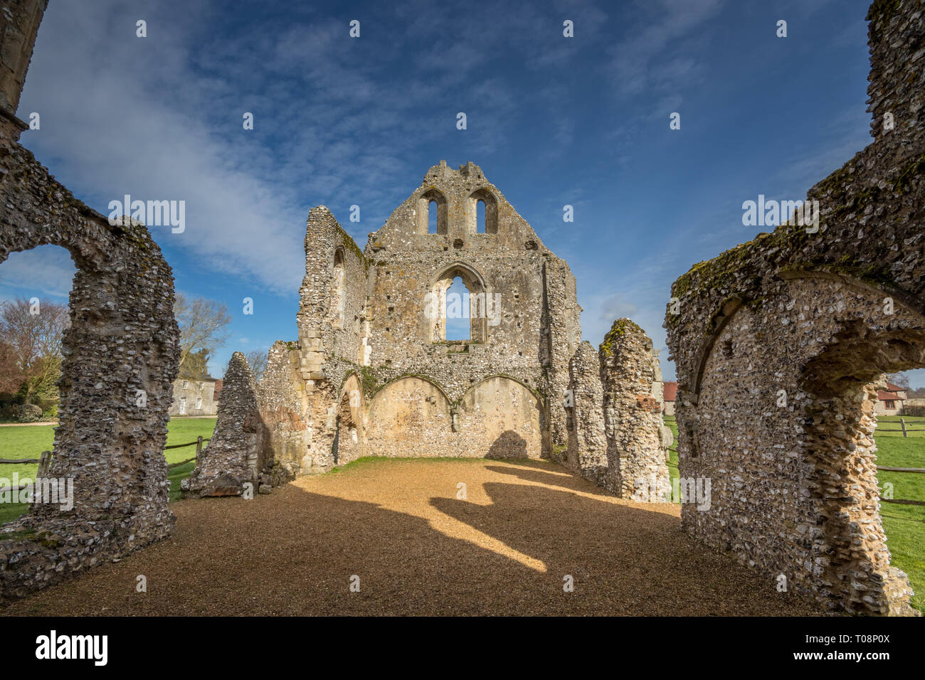 Boxgrove Priory, Boxgrove near Chichester, West Sussex, UK Stock Photo ...