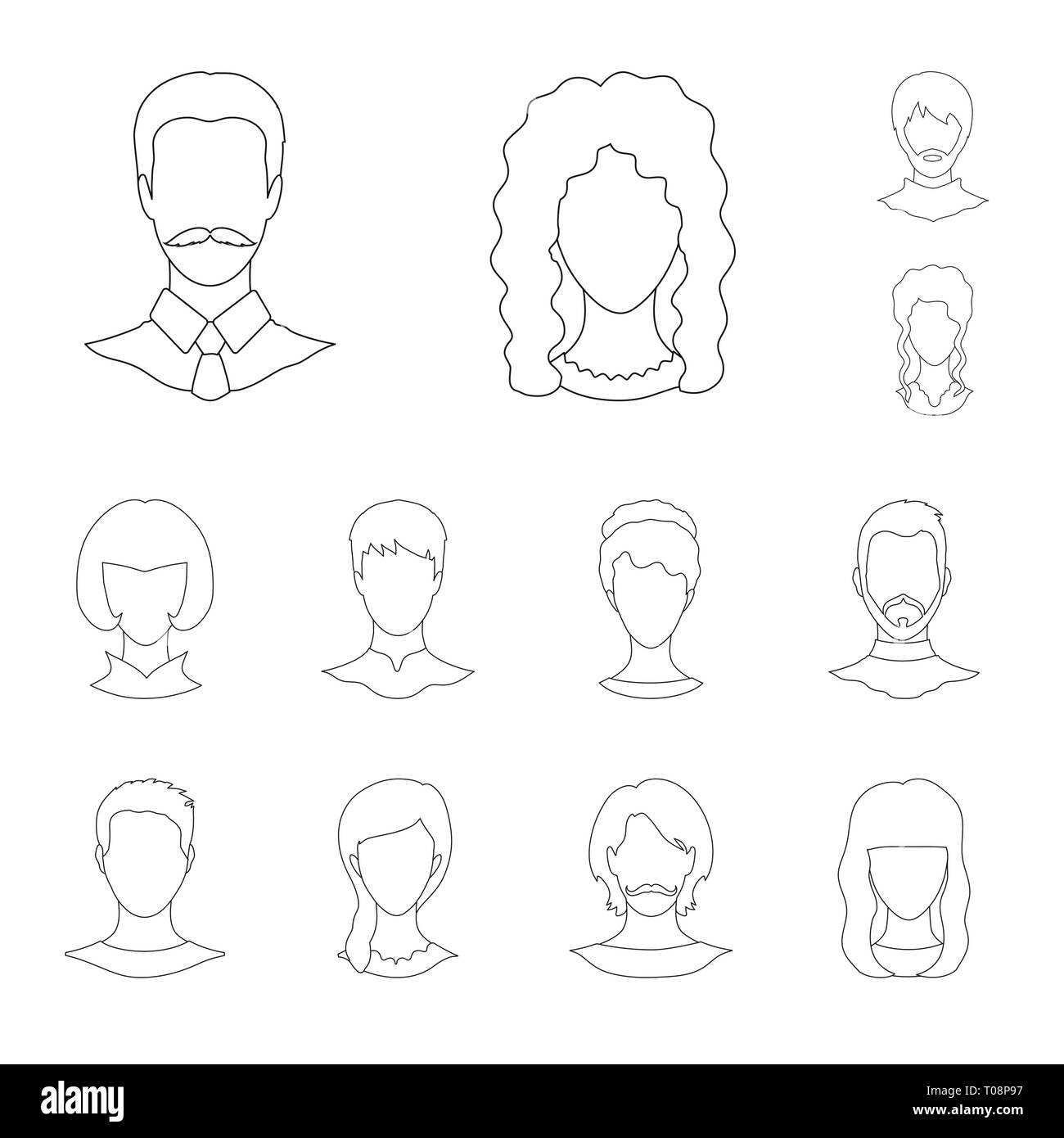 Haircut icon green vector Black and White Stock Photos & Images - Alamy