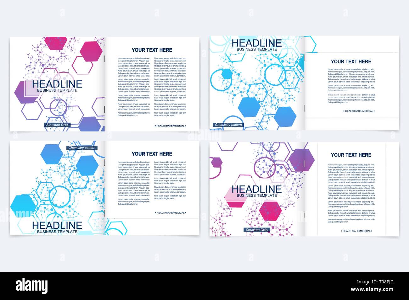 Scientific templates square brochure, magazine, leaflet , flyer, cover ...
