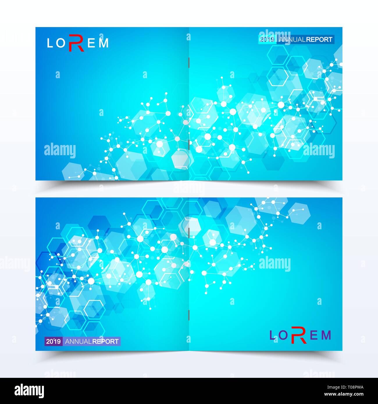 Scientific templates square brochure, magazine, leaflet , flyer, cover ...