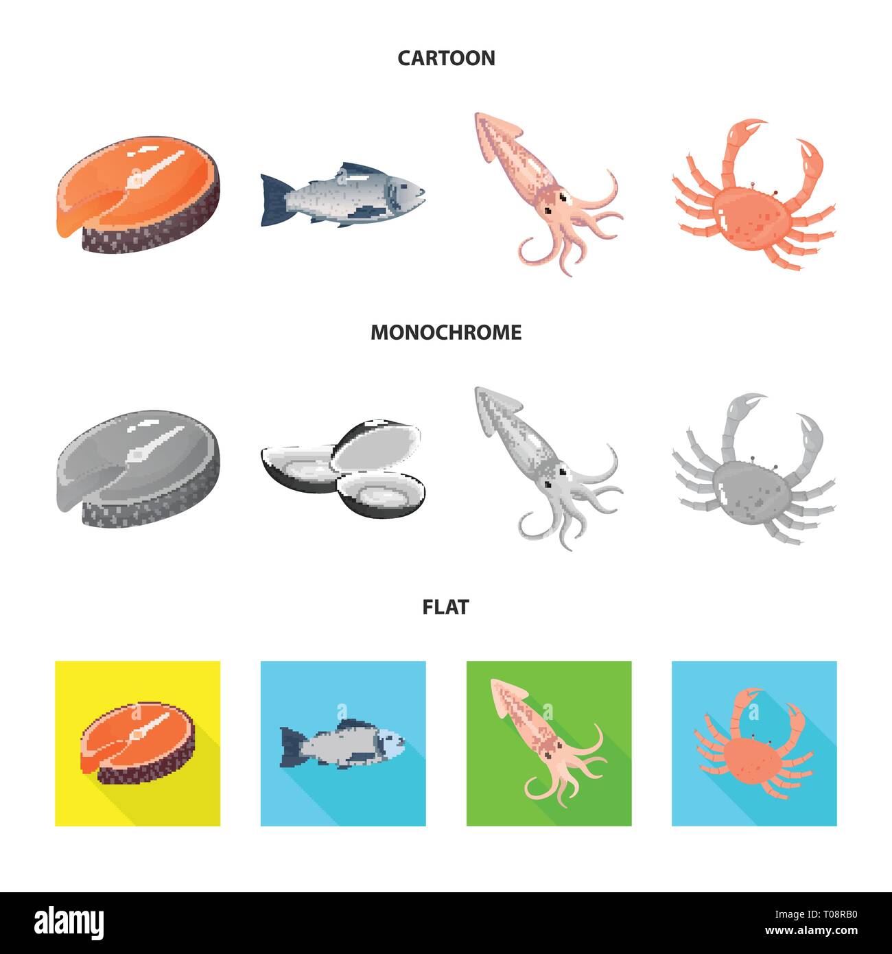 salmon,octopus,crab,fish,squid,shell,trout,tentacle,tentacles,kitchen ...