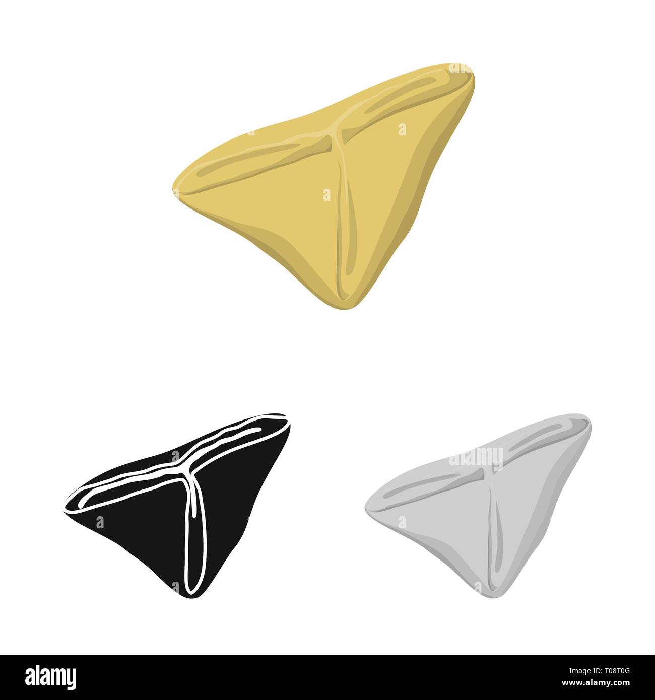 Isolated object of ravioli and pierogi symbol. Collection of ravioli ...