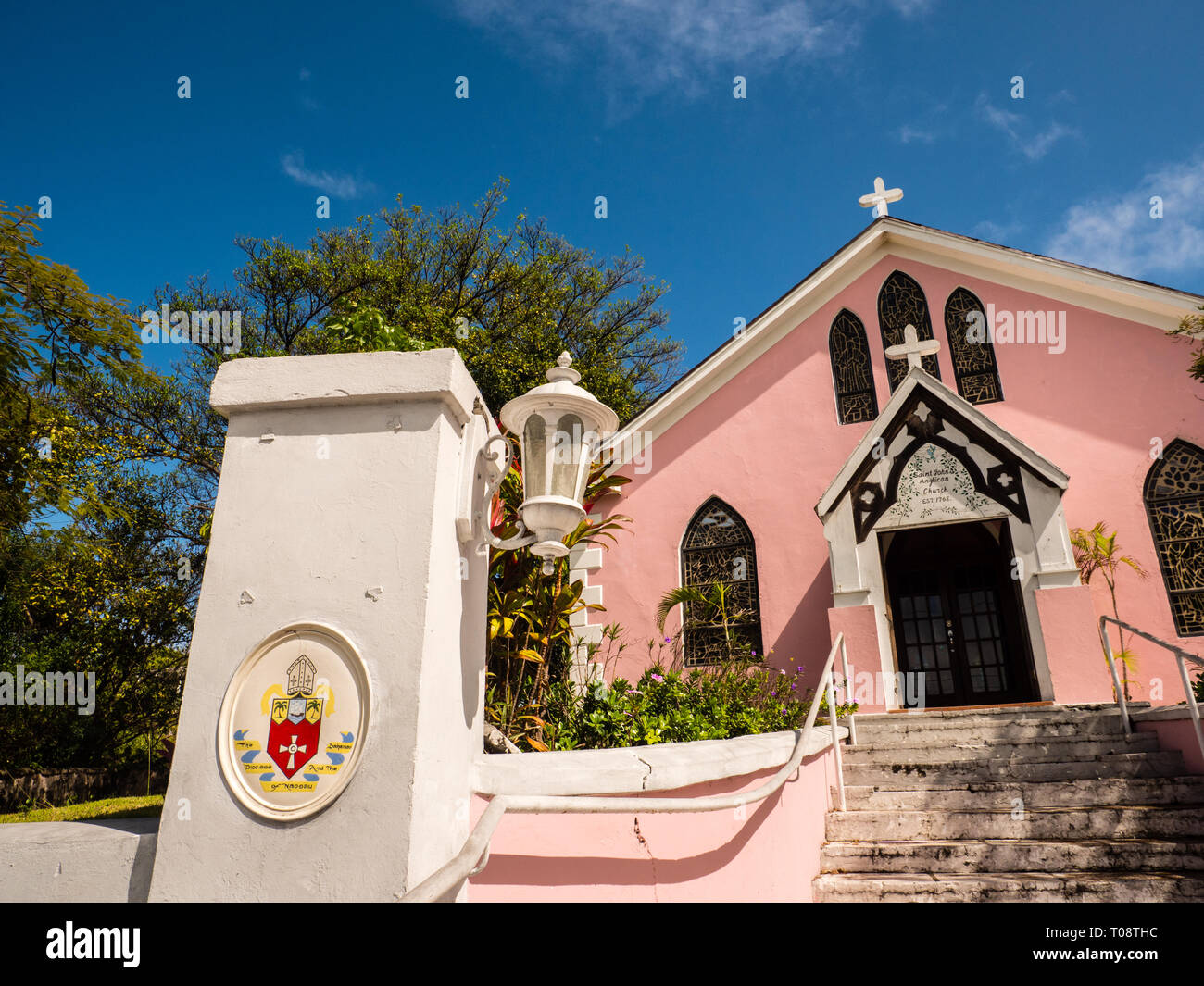 Historic, St. John’s Anglican Church, Dunmore Town, Harbour Island ...