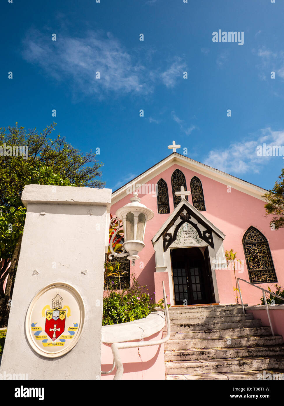 Historic, St. John’s Anglican Church, Dunmore Town, Harbour Island ...