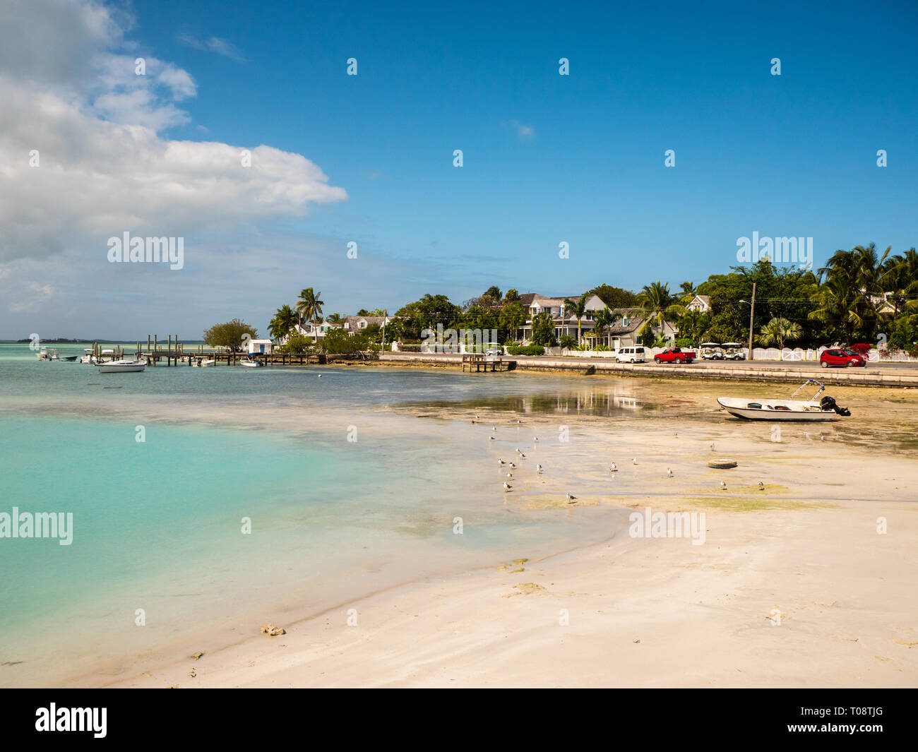 Beautiful Coastal Landscape, Dunmore Town, Harbour Island, Eleuthera ...
