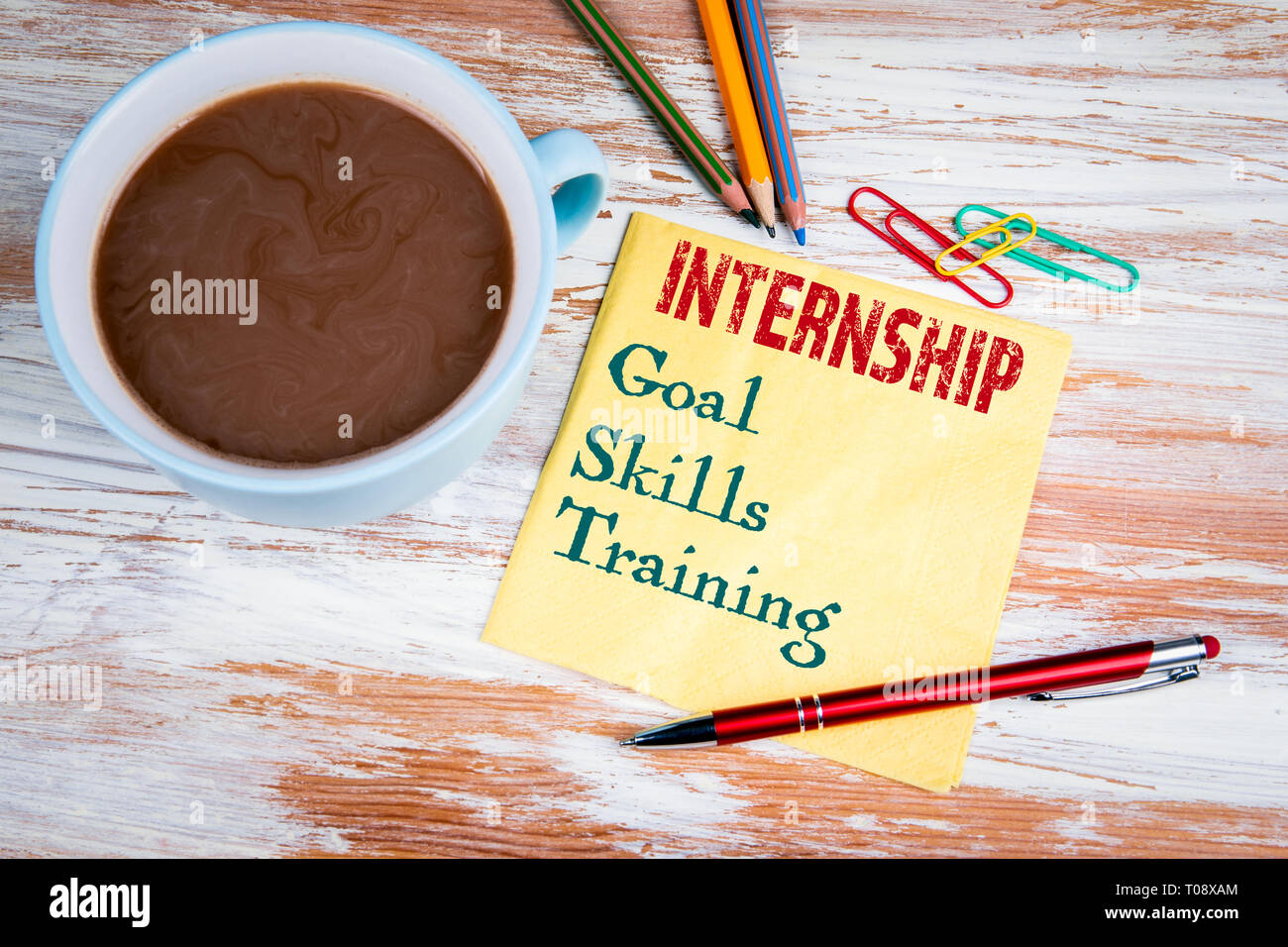 Internship word hi-res stock photography and images - Alamy