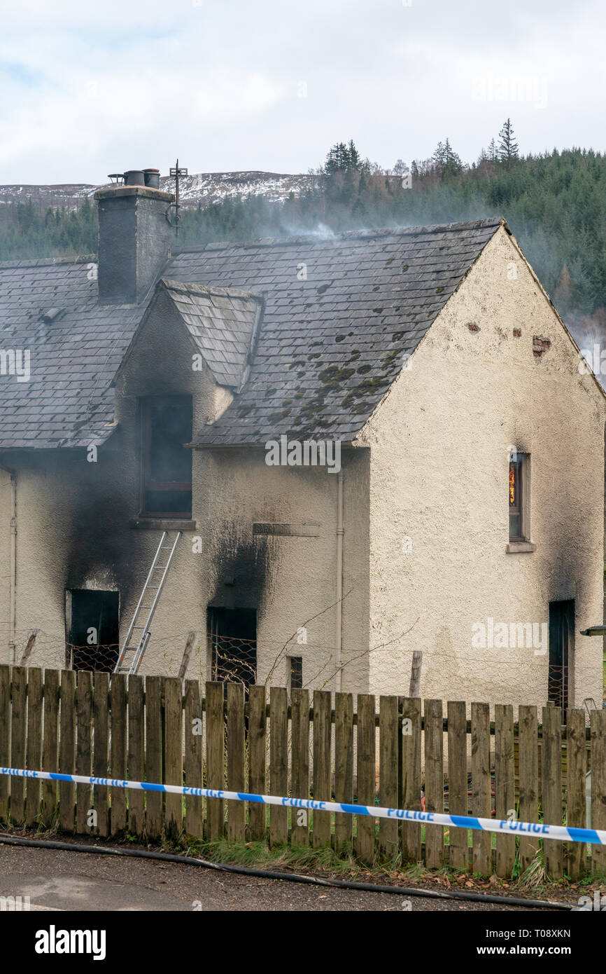 This is the scene of the Fire within the house at 3 Garry Crescent ...