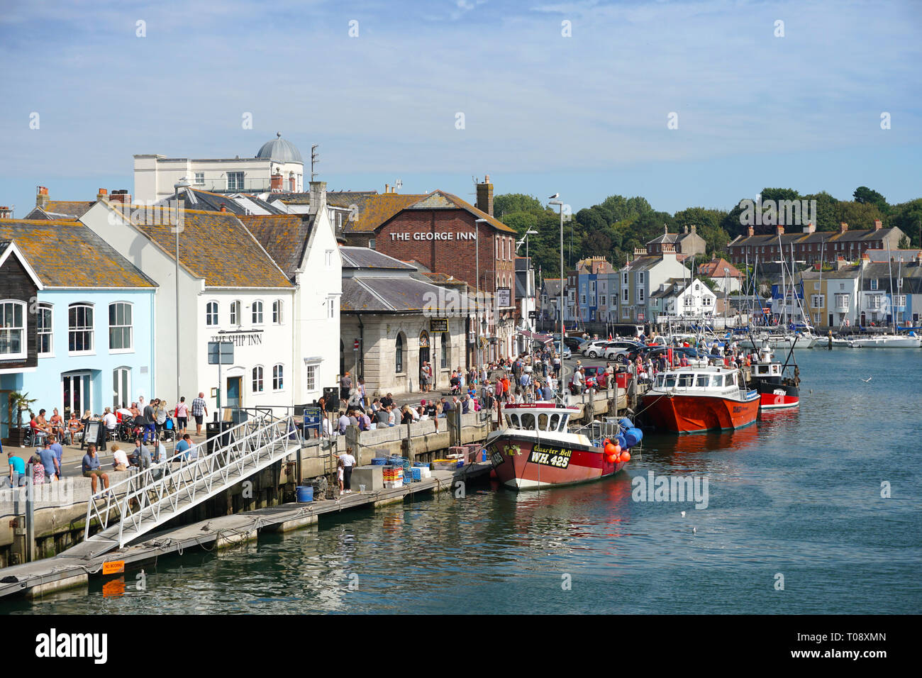 Custom House Quay Weymouth UK Stock Photo - Alamy