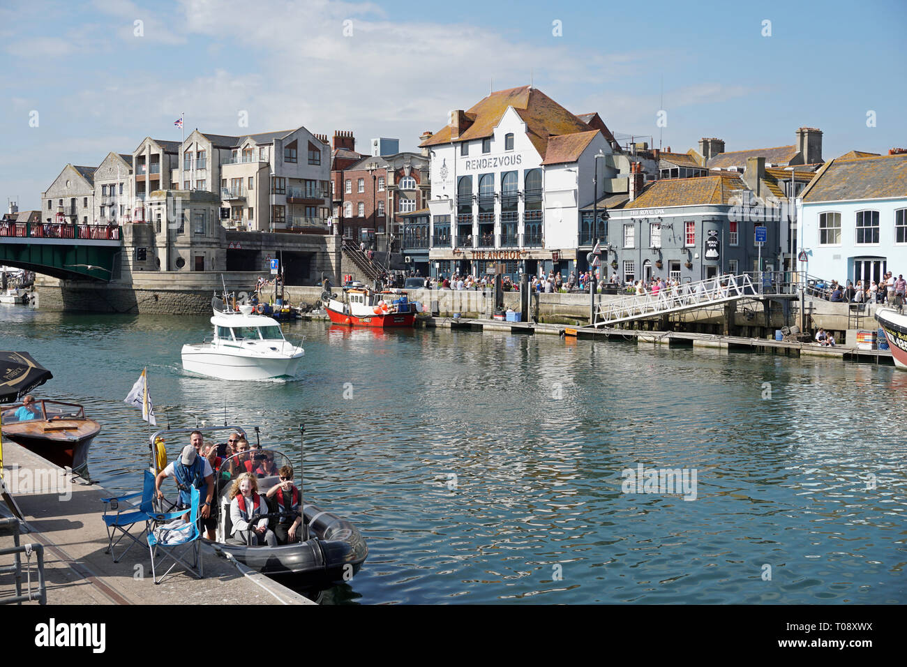 Custom House Quay Weymouth UK Stock Photo - Alamy