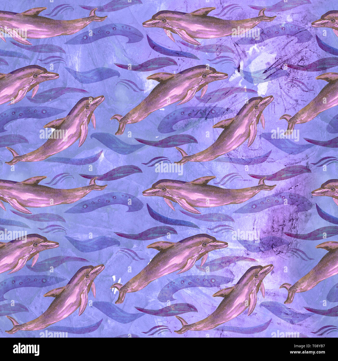 Purple Bottlenose Dolphins