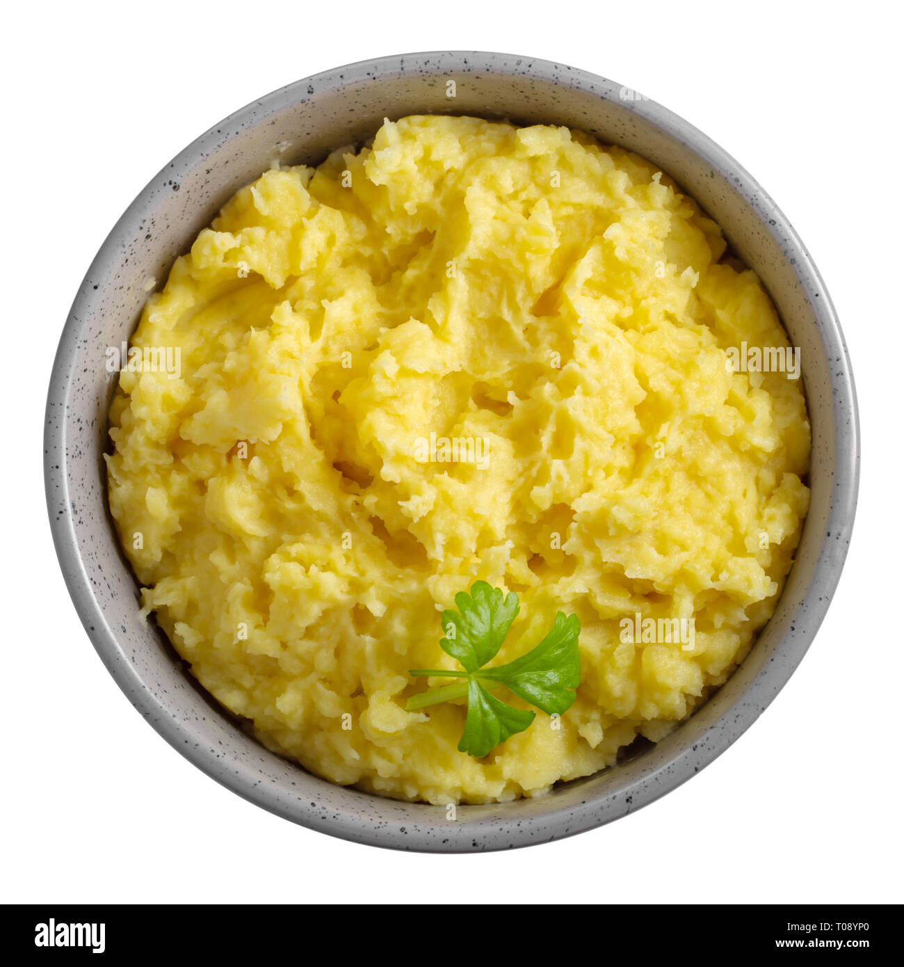 Mashed potato isolated Stock Photo - Alamy