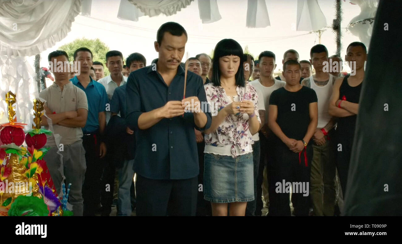 ASH IS PUREST WHITE, (aka JIANG HU ER NU), foreground from left ...