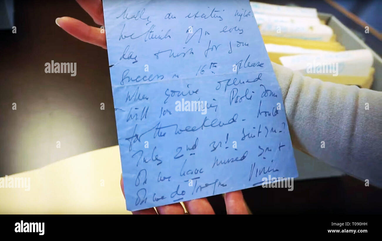 THE EYES OF ORSON WELLES, letter from Vivien Leigh to Welles, 2018 ...