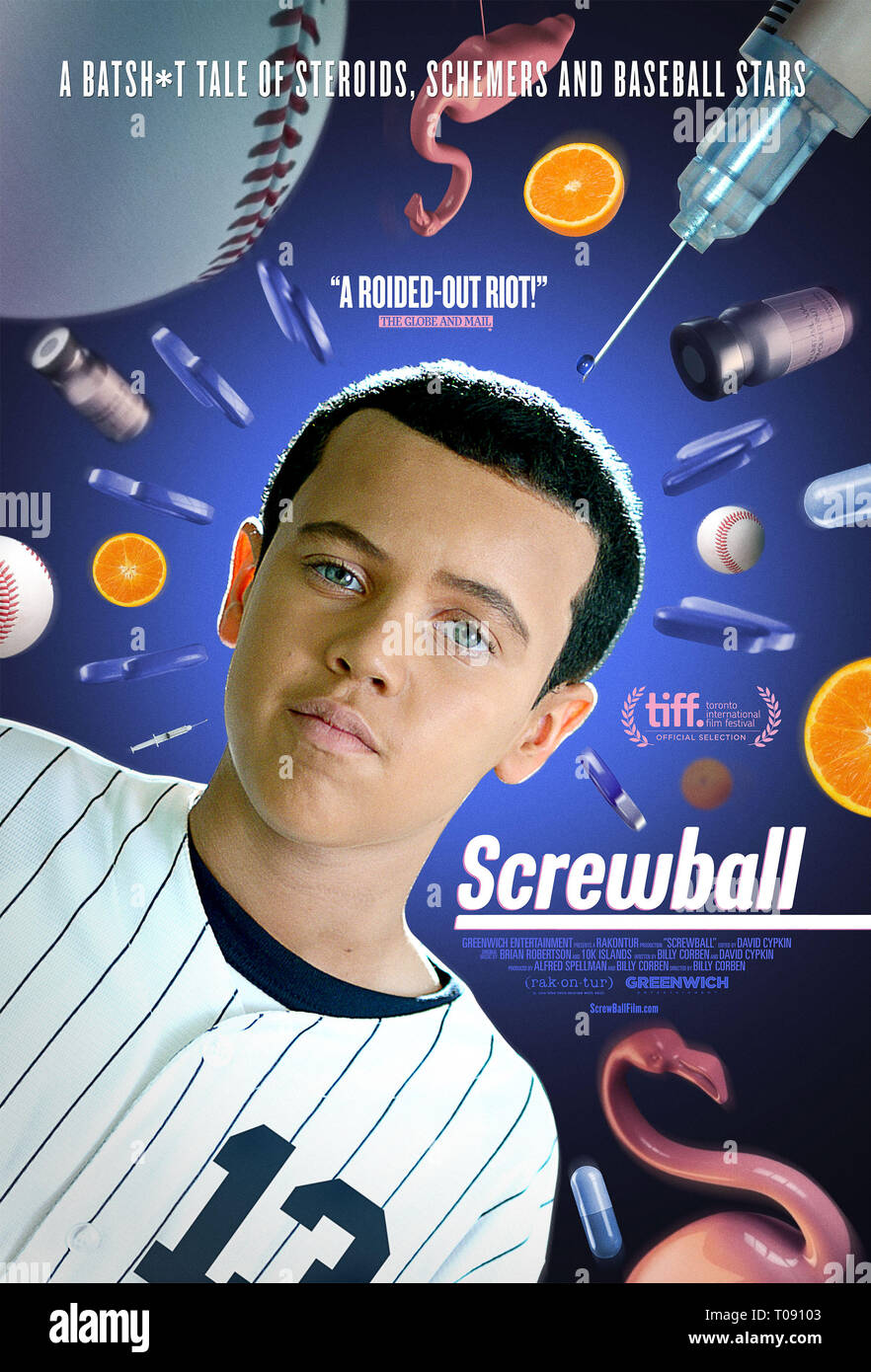 SCREWBALL, US poster, Blake McCall, 2018. © Greenwich Entertainment ...